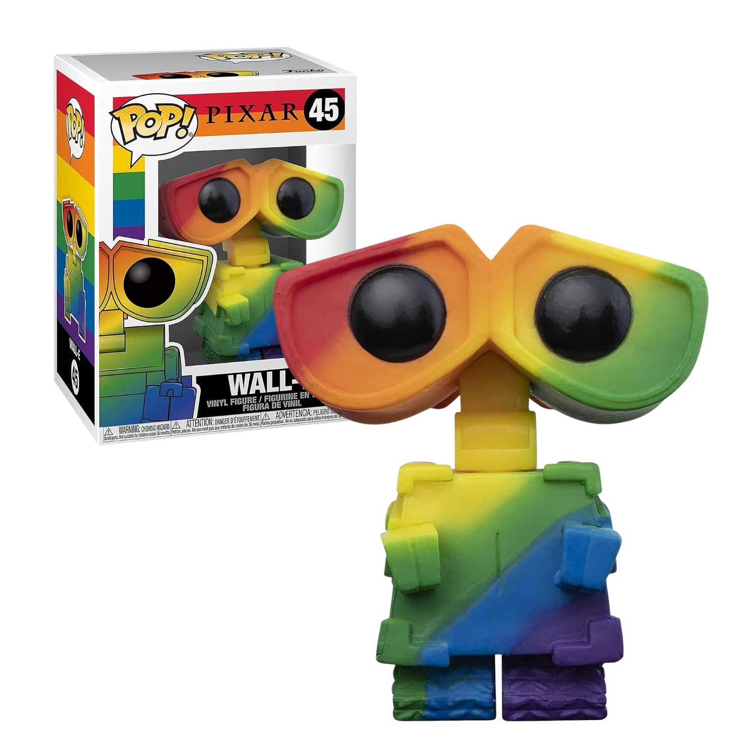 Compre Funko Pop Wall-E 45 Pride - Boneco Disney Original | Geek Plus